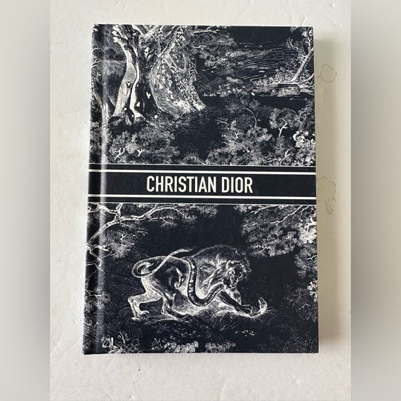 Dior | Office | Christian Dior Dark Blue And White Notebook | Poshmark
